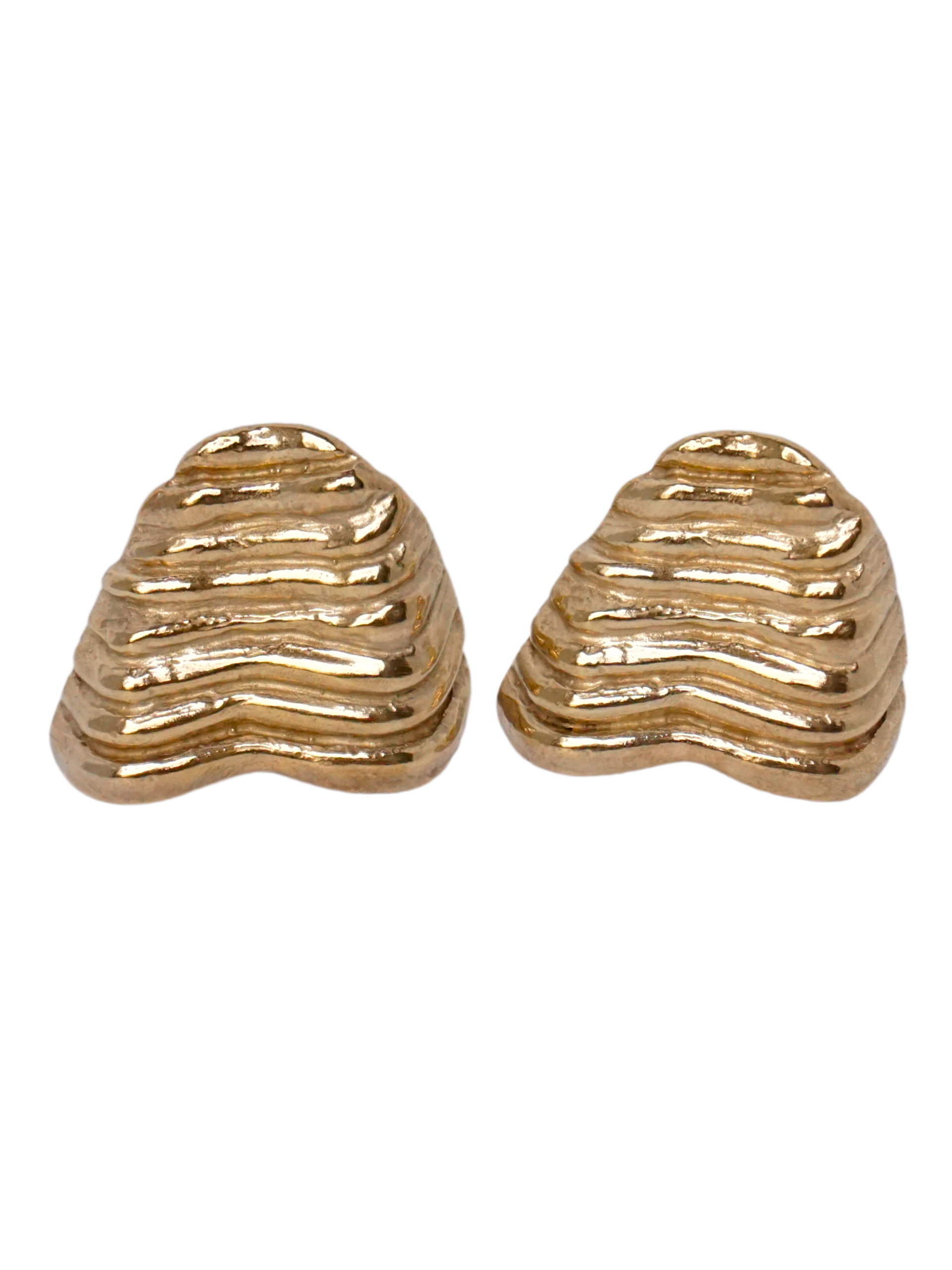 Fluted Shell Earrings